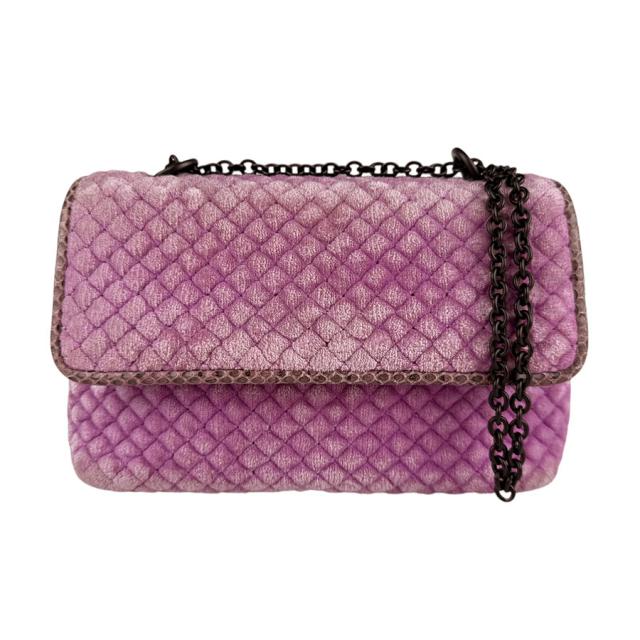 BOTTEGAVENETA ボッテガヴェネタ ショルダーバッグ ピンクパープル 14064 レディース【中古】 z6907