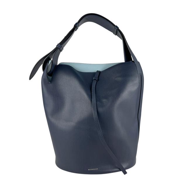 BURBERRY バーバリー ショルダーバッグ ネイビー 14066 レディース【中古】 z6978