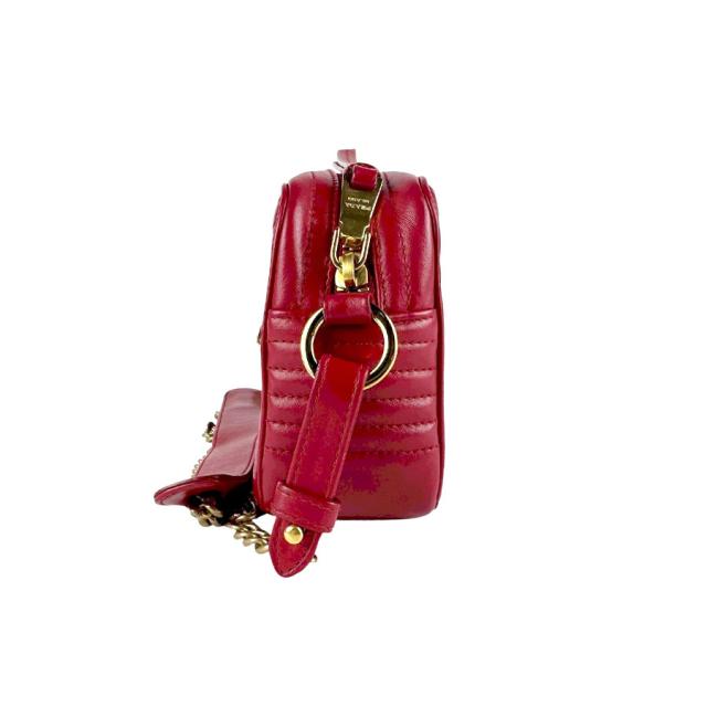 PRADA プラダ ショルダーバッグ レッド 14060 レディース【中古】 z7082 PRADA プラダ ショルダーバッグ レッド 14060 レディース【中古】 z7082