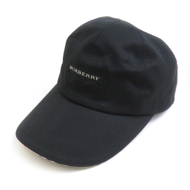 BURBERRY バーバリー キャップ ブラック 14054 ユニセックス【中古】 r10829i