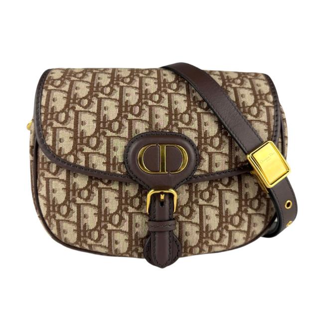 Christian Dior クリスチャンディオール ボビー ショルダーバッグ ブラウン/ベージュ 14057 レディース【中古】 z7254