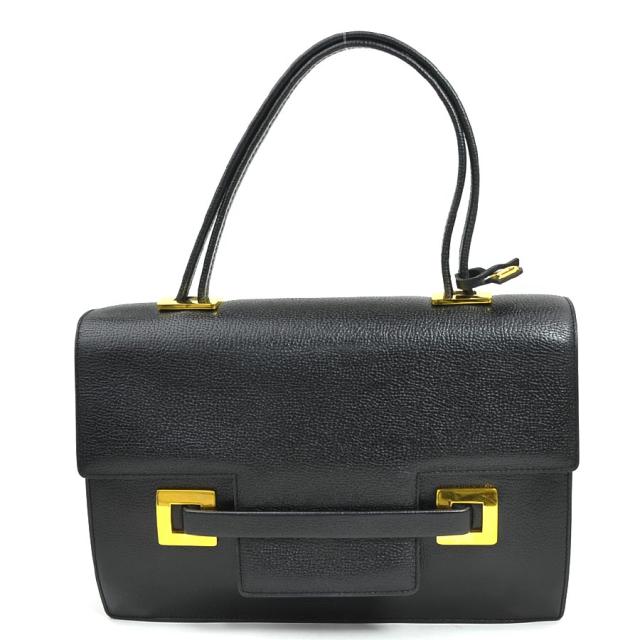 DELVAUX デルヴォー マダム ハンドバッグ ブラック 14054 レディース【中古】 56420a