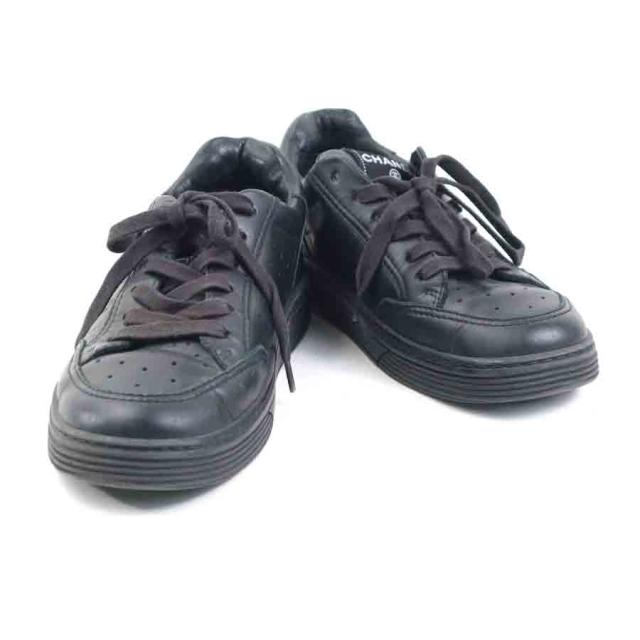 CHANEL シャネル スニーカー ブラック 14054 レディース【中古】 r10854i