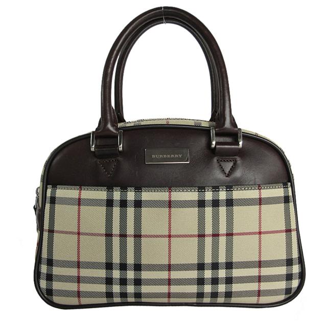 BURBERRY バーバリー ハンドバッグ ベージュ/ブラウン 14059 レディース【中古】 s0700k
