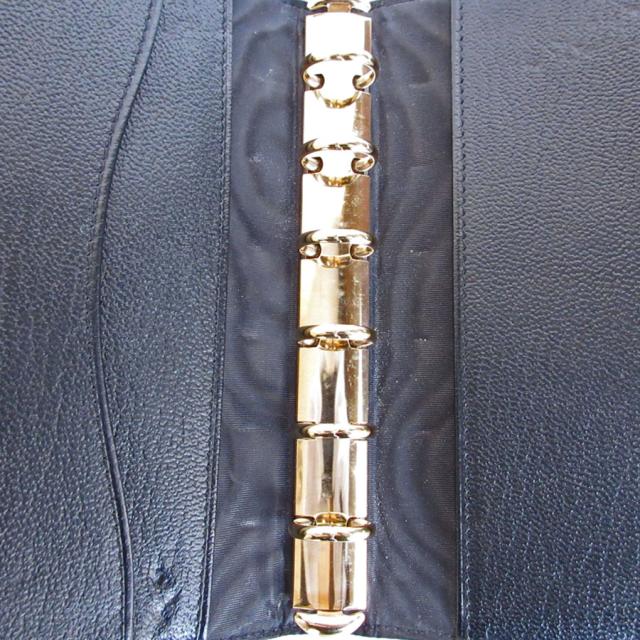 CHANEL シャネル ココマーク 手帳カバー ブラック/ゴールド 14054