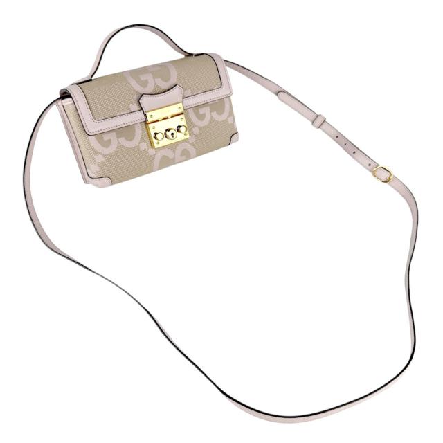 GUCCI グッチ 652683 ショルダーバッグ ベージュ×ピンク 14059