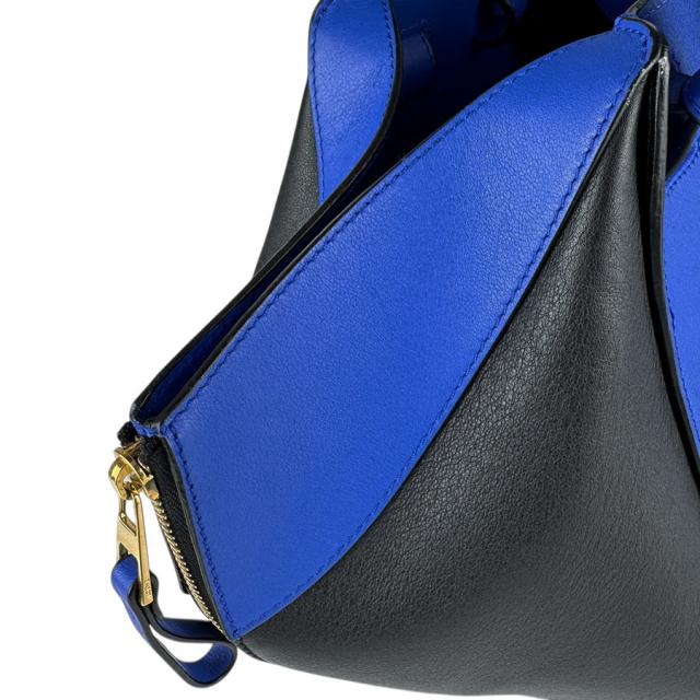 LOEWE ロエベ ハンモック ドローストリング ショルダーバッグ ブルー