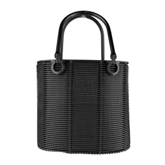 Salvatore Ferragamo サルヴァトーレフェラガモ ガンチーニ ハンドバッグ ブラック 14054 レディース【中古】 z7509