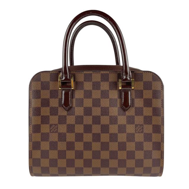 LOUIS VUITTON ルイ ヴィトン トリアナ ダミエ N51155 ハンドバッグ ブラウン 14057 レディース【中古】 z7493