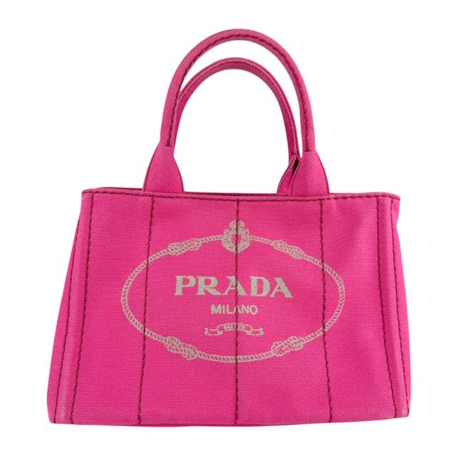 PRADA プラダ カナパ ハンドバッグ ショルダーバッグ ピンク 14061 レディース【中古】 z7477