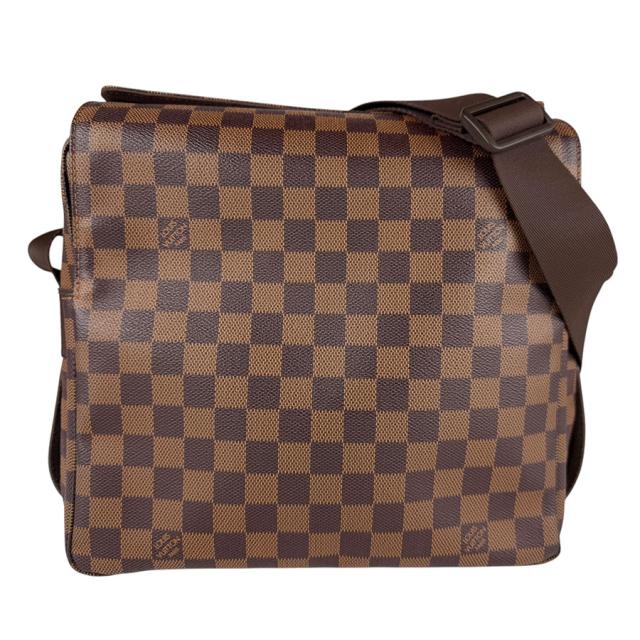 LOUIS VUITTON ルイ ヴィトン ナヴィグリオ ダミエ N45255 斜め掛けショルダーバッグ ブラウン 14057 メンズ【中古】 z7560