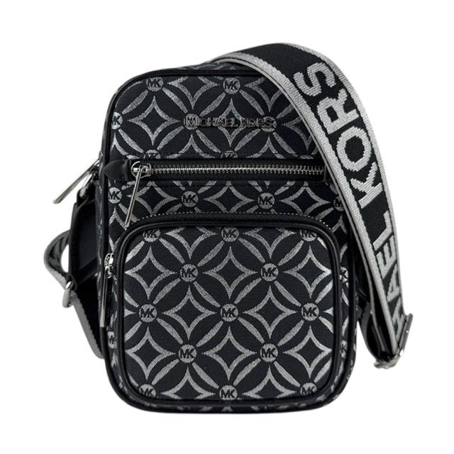 Michael Kors マイケルコース 斜め掛けショルダーバッグ ブラック/シルバー 14054 レディース【中古】 z7719