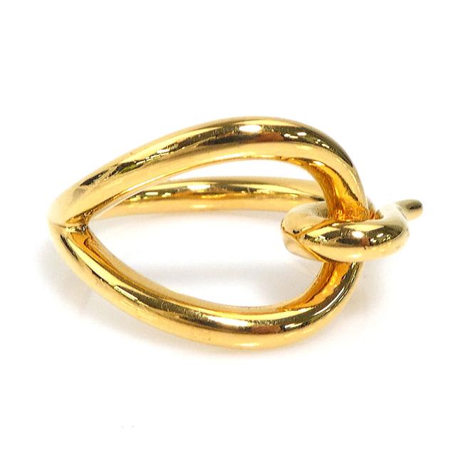 HERMES エルメス スカーフリング ゴールド 14068 レディース【中古】 e61123a