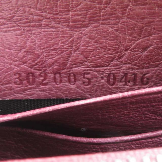 GUCCI グッチ 302005 ラウンドファスナー長財布 モーヴピンク 14061