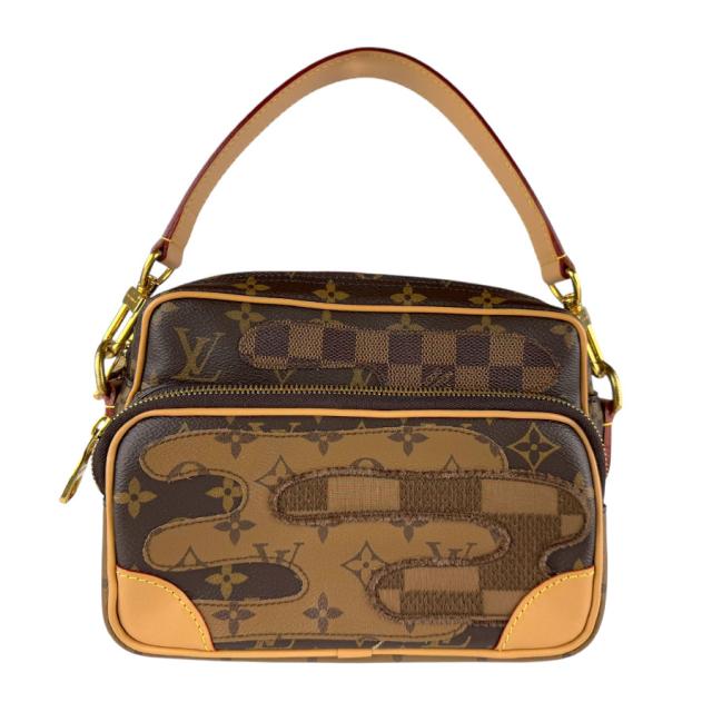 LOUIS VUITTON ルイ ヴィトン ナイル ×NIGO M26068 ショルダーバッグ ブラウン 14057 ユニセックス【中古】 z7792