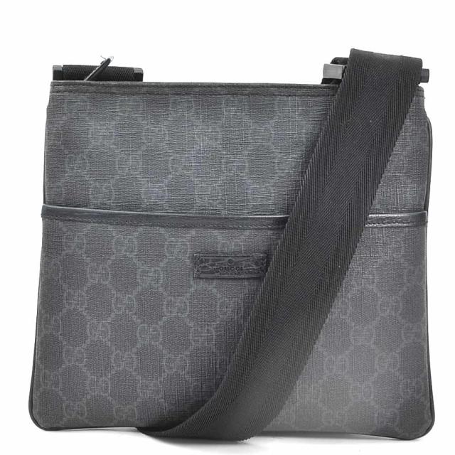 GUCCI グッチ 162905 ショルダーバッグ ブラック 14054 メンズ【中古】 h31757g