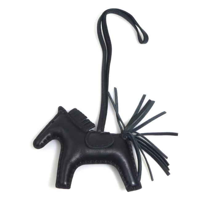 HERMES エルメス ロデオPM チャーム ソーブラック 14054 ユニセックス【中古】 h31765g