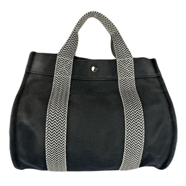 HERMES エルメス カンヌPM ハンドバッグ ブラック 14054 ユニセックス【中古】 z7966