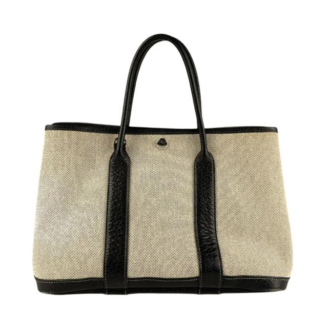 HERMES エルメス ガーデンパーティ TPM ハンドバッグ ショルダーバッグ ブラック 14054 レディース【中古】 z7976