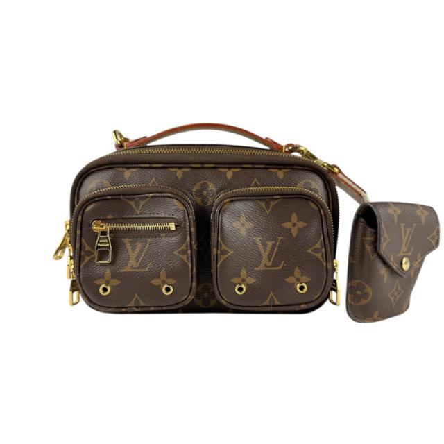 LOUIS VUITTON ルイ ヴィトン ユーティリティ クロスボディ M80446 ショルダーバッグ ブラウン 14057 レディース【中古】 z7991