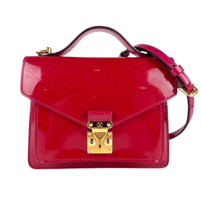 LOUIS VUITTON ルイ ヴィトン モンソーBB M91579 ハンドバッグ ショルダーバッグ ローズアンディアン 14061 レディース【中古】 z7992