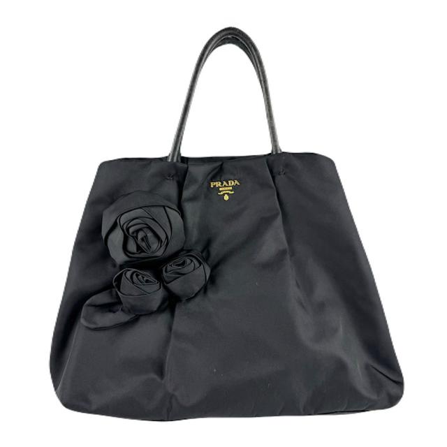 PRADA プラダ ハンドバッグ ブラック 14054 レディース【中古】 z8012