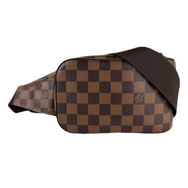 LOUIS VUITTON ルイ ヴィトン ジェロニモス ダミエ N51994 ボディバッグ ブラウン 14057 メンズ【中古】 z8015