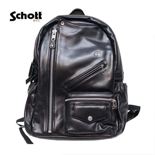 Schott(ショット) ライダースデイパック バッグ レザー BAG 鞄 メンズ 本革 牛革 782-23976008 送料無料