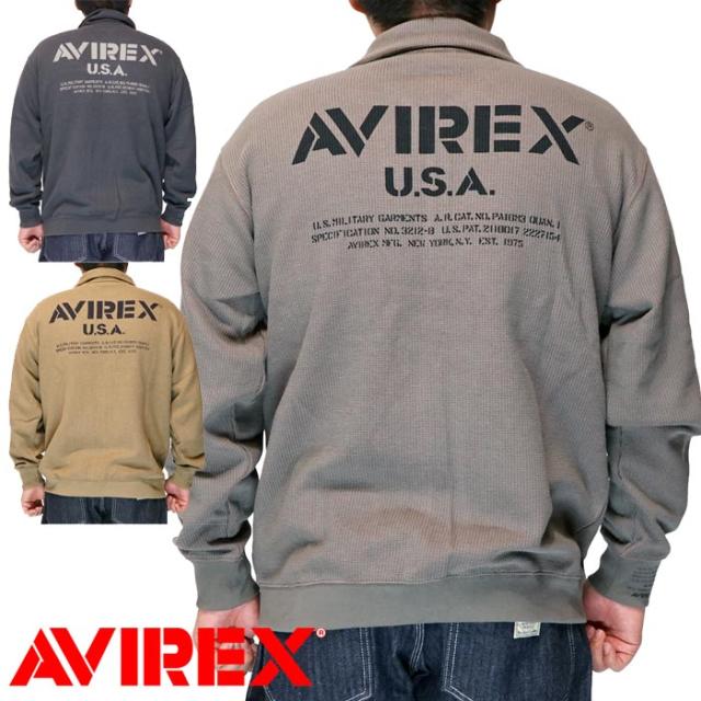 AVIREX アヴィレックス アビレックス ジャケット ミリタリー EXTREME THERMAL ZIP STAND OFFICIAL LOGO メンズ 783-4230019 送料無料