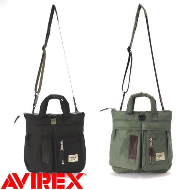AVIREX アヴィレックス ニュー フライト ナイロン スモール ヘルメットバッグ メンズ トート ショルダーバッグ 783-4976008 送料無料