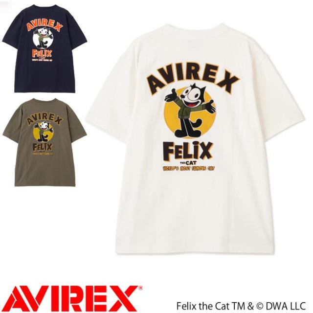 AVIREX アヴィレックス FELIX フィリックス コラボ  アビレックス Tシャツ 半袖 メンズ 783-5134035 送料無料