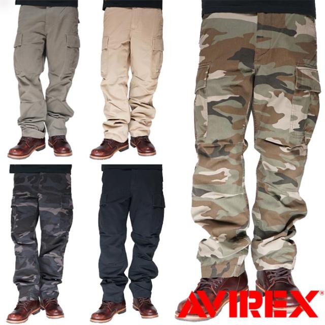 AVIREX アビレックス アヴィレックス ミリタリー ベーシック ファティーグ パンツ カーゴパンツ 6126129 送料無料
