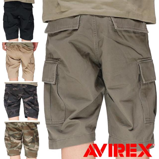 AVIREX アビレックス アヴィレックス カーゴ ショートパンツ ファティーグショーツ 6126131 送料無料