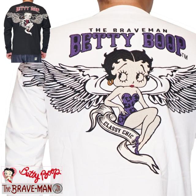 THE BRAVEMAN ブレイブマン ベティブープ ベティー コラボ ロング Tシャツ ロンT メンズ BBB-2443 送料無料