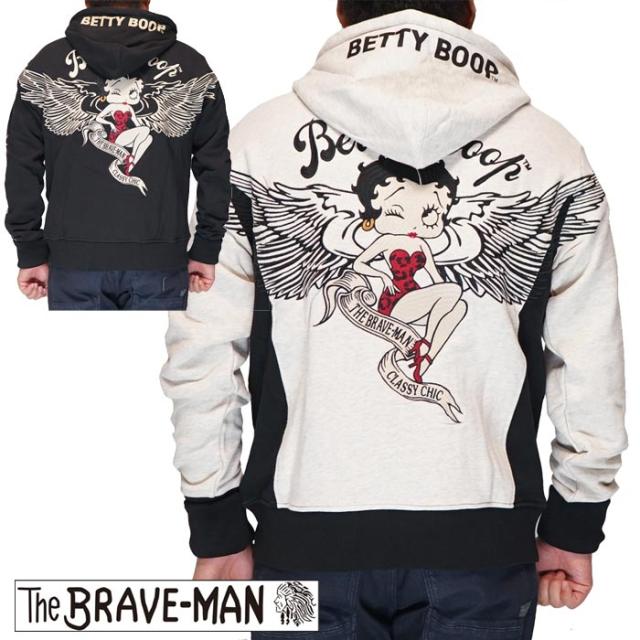 ブレイブマン THE BRAVEMAN ベティブープ コラボ パーカー メンズ BBB-2457 送料無料