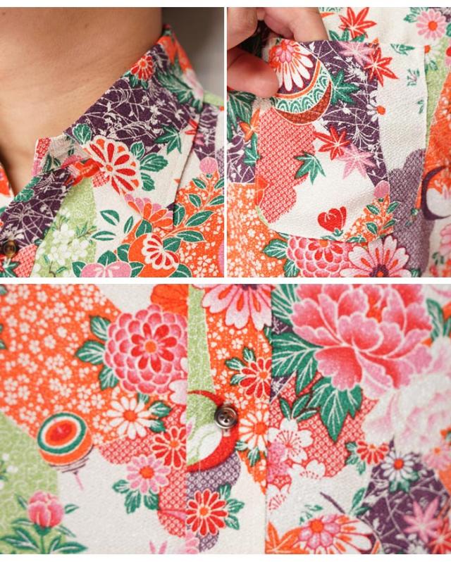 衣櫻 ころもざくら 和柄 半袖シャツ 日本製 MADE IN JAPAN ジャパン