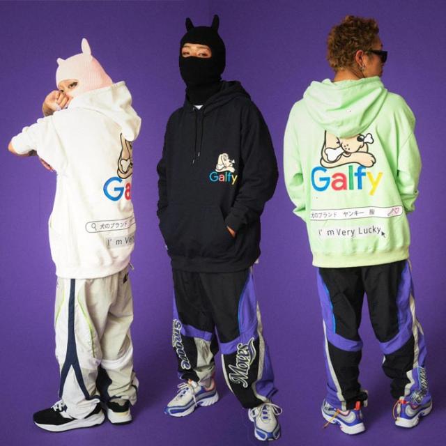 GALFY ガルフィー プル パーカー 長袖 メンズ レディース ユニセックス 検索パーカー 133016 送料無料