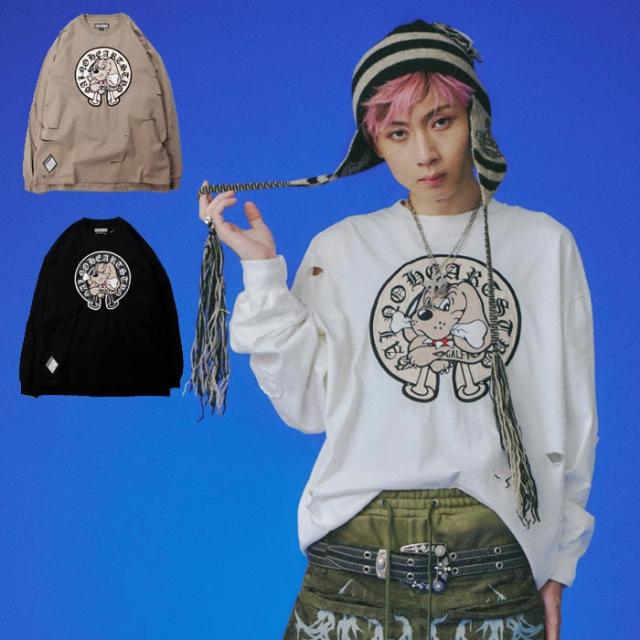 GALFY ガルフィー ロンT ロング Tシャツ 長袖 メンズ レディース 百合の紋紋ボロンTee 153017 送料無料