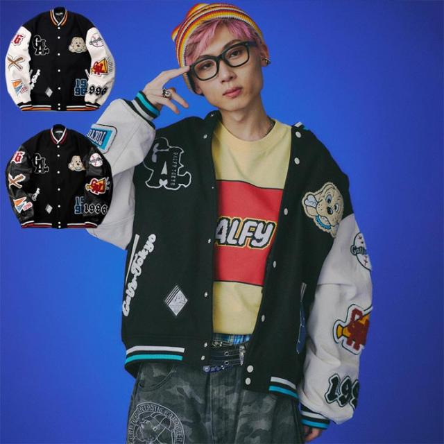 ガルフィー GALFY アウター スタジャン メンズ レディース 復活わんわん大学 犬 153023 送料無料