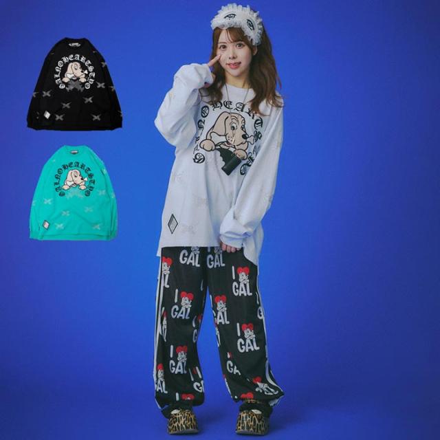 GALFY ガルフィー ロンT ロング Tシャツ 長袖 メンズ レディース ピカピカ注射器犬Tee 153029 送料無料