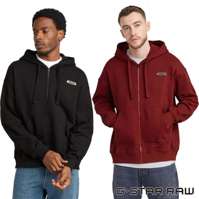ジースター ロウ G-STAR RAW パーカー メンズ Multi Zip Thru Loose Hooded Sweater D25136-D557 送料無料