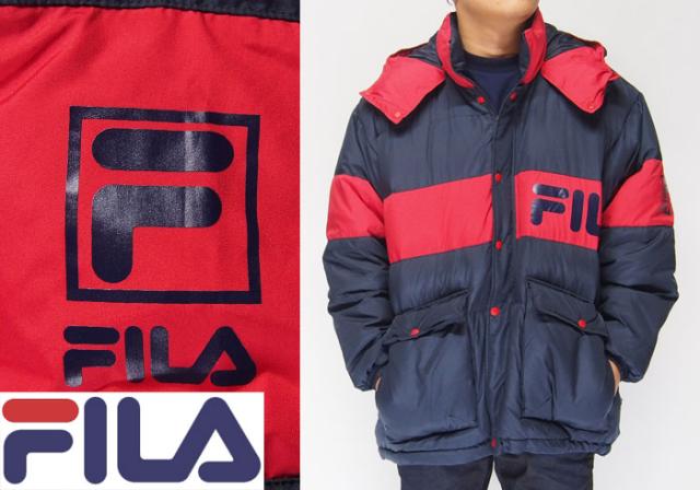 38500円を50%OFFセール FILA[フィラ]ヘリテージ ダウン コート ジャケット/アウター/FM9438/送料無料