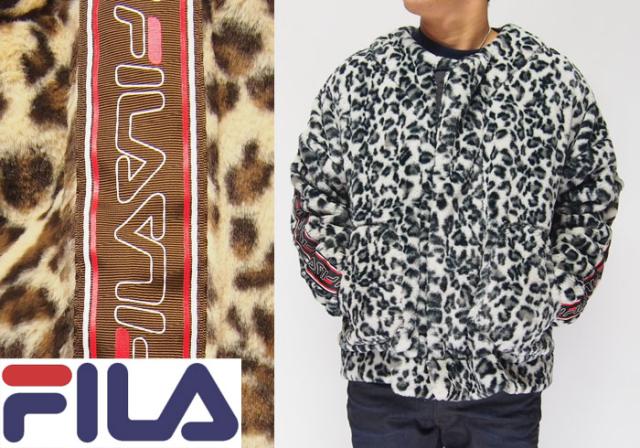 30580円を51%OFFセール FILA[フィラ]ヘリテージ フェイクファー 豹柄 ジャケット/アウター/FM9447/送料無料