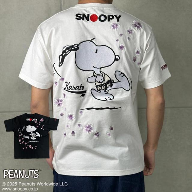 絡繰魂 カラクリダマシイ スヌーピー コラボ 和柄 Tシャツ メンズ 半袖 252075 送料無料