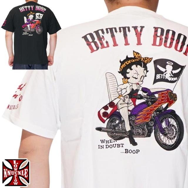 LOW BLOW KNUCKLE ローブローナックル ベティブープ コラボ Ｔシャツ 半袖 メンズ 族車 585863 送料無料