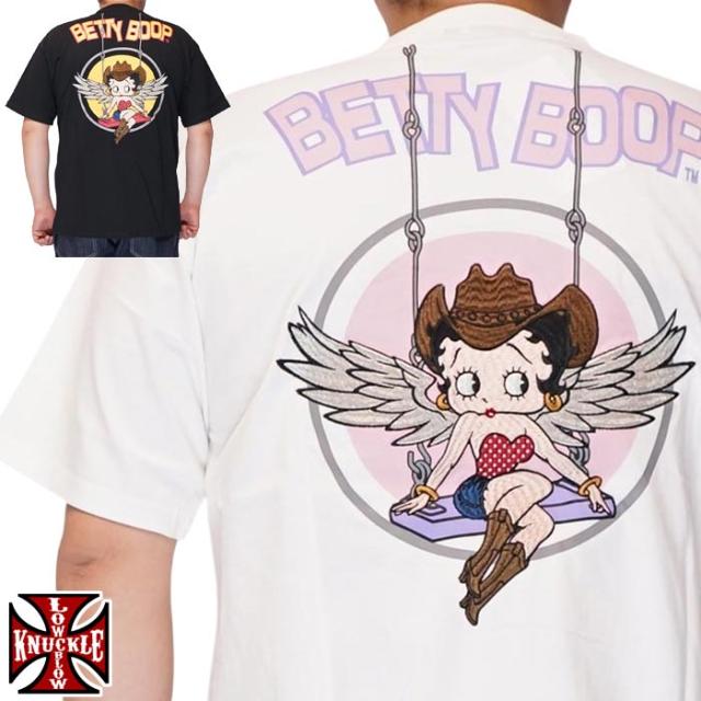 LOW BLOW KNUCKLE ローブローナックル ベティブープ コラボ Ｔシャツ 半袖 メンズ 天使 585866 送料無料
