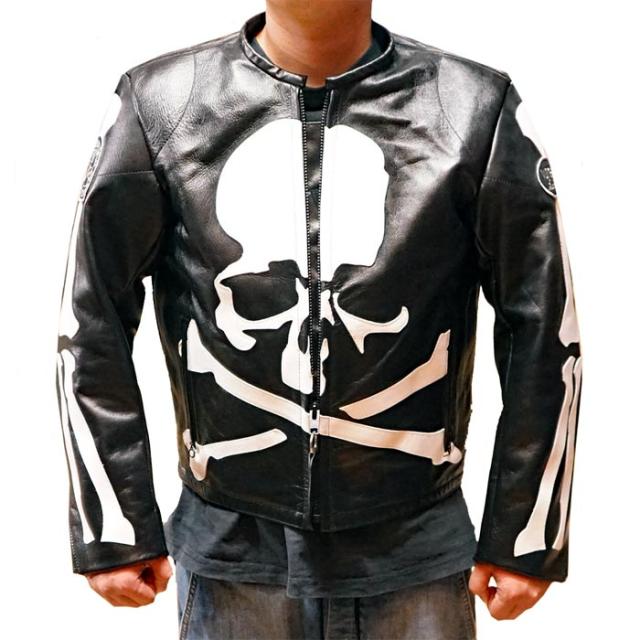 VANSON バンソン MASTERMIND WORLD コラボ レザー ジャケット マスターマインド アウター メンズ MW24C13-BL100 送料無料