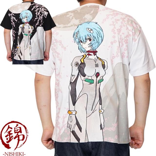 エヴァンゲリオン Evangelion 錦 コラボ Tシャツ 半袖 メンズ 綾波レイ 585352 送料無料