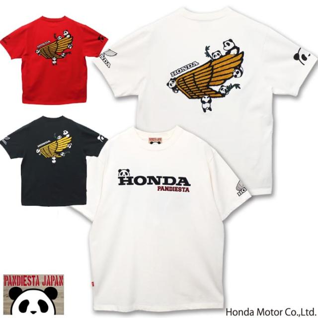 ホンダ Honda パンディエスタ PANDIESTA コラボ Tシャツ パンダ WING SAGARA 和柄 554505 送料無料