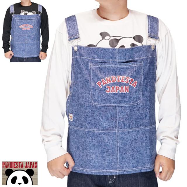 パンディエスタ PANDIESTA ロング Tシャツ パンダ サロペット風トリックT 和柄 564361 送料無料